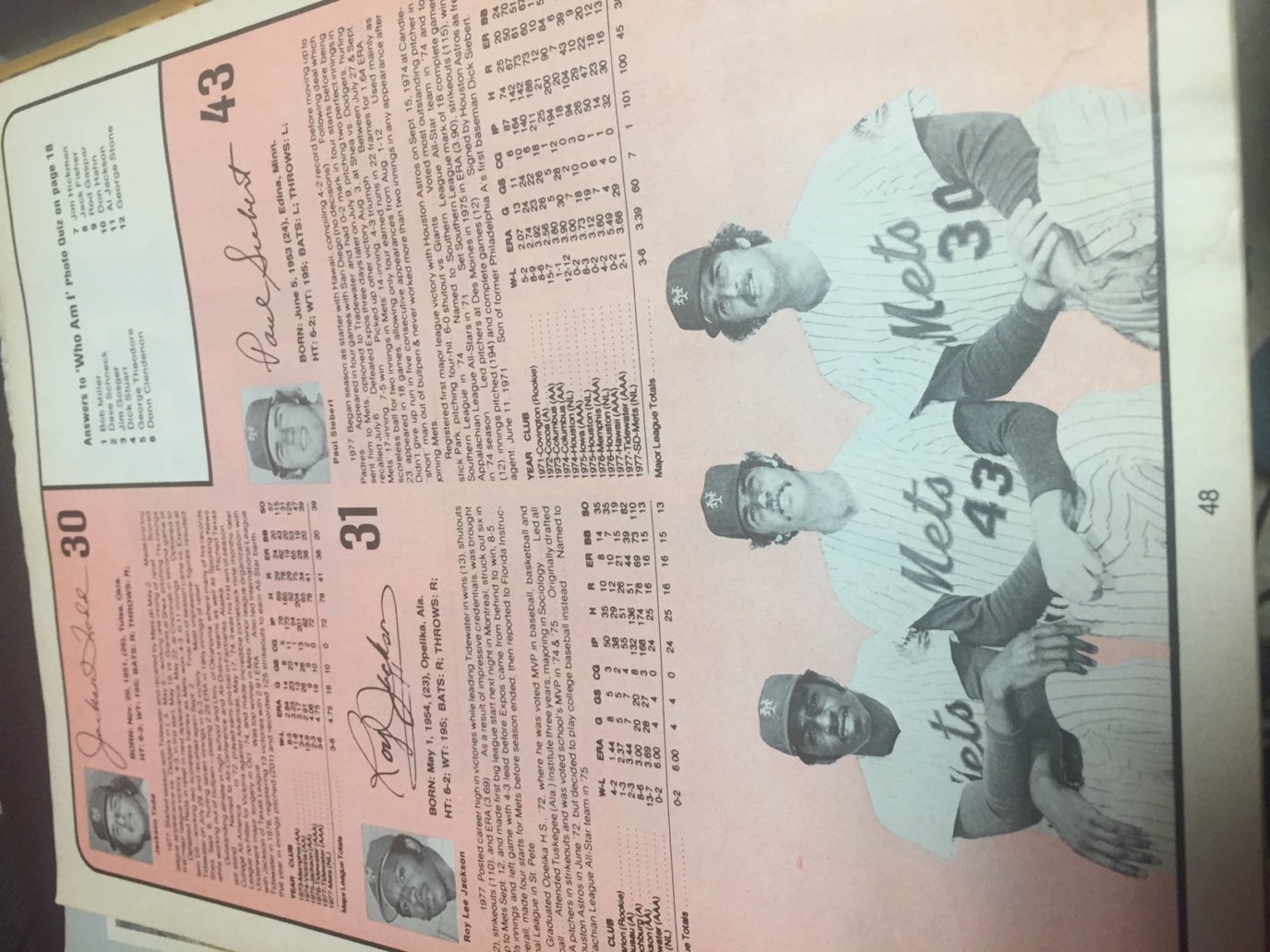 40th Anniversary of the 1978 Mets Part 3 – The Mets Police